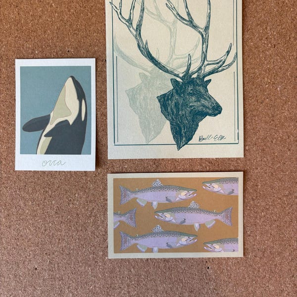 Outdoorsy Sticker Pack | Weatherproof Travel/nomad/granola Stickers ...