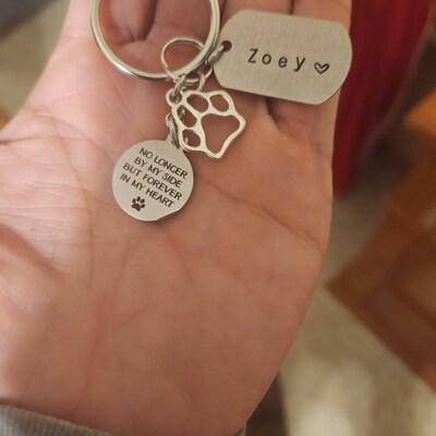 EYE CHART & GLASSES Keychain Personalized With Initial Charm ...