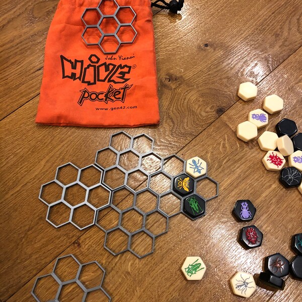 Connect Hive Game Board - 3D Printed Grid for Hive Colony Tabletop Game ...