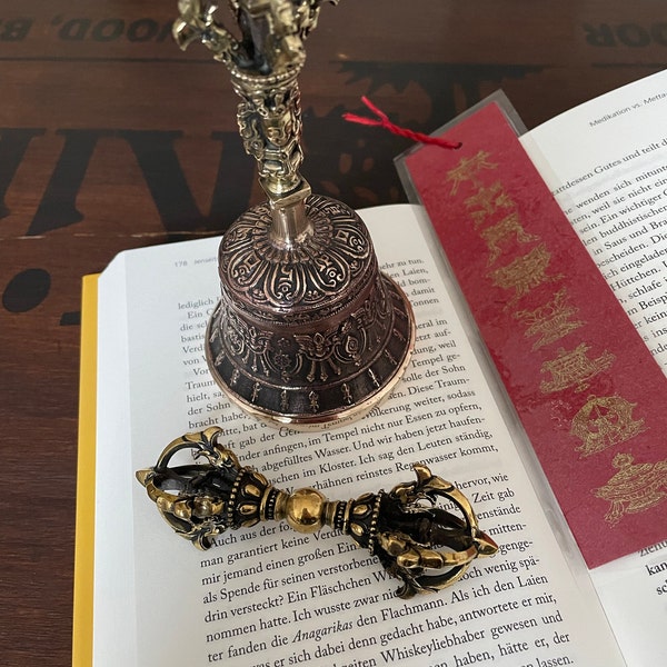Tibetan Bronze Buddhist Bell Ghanta Drilbu 6 Inch - Etsy