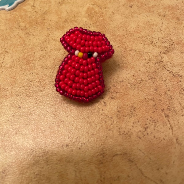 Beaded Red Dress Pin, MMIWG2S Awareness - Etsy