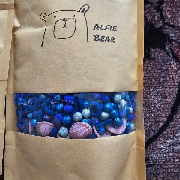 Halloween Sensory Kit Spooky Tuff Tray Sensory Base Coloured Rice and ...