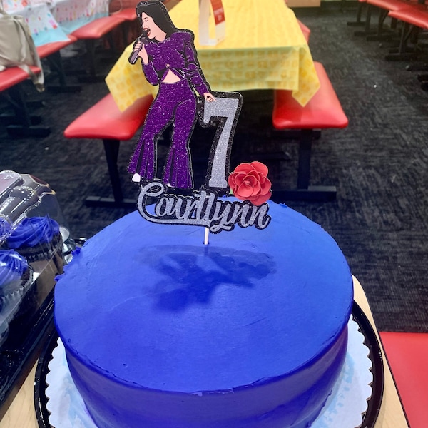 Selena Quintanilla Cake Topper, Selena Inspired Cake Decor, Selena ...