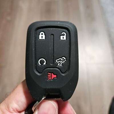 Keyless Entry Key Fob Silicone Rubber Remote Cover Fits Chevrolet Chevy ...