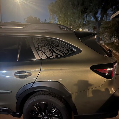 Fits 2015-2020 Chevy Tahoe Rear Side Windows Floral Flowers Decal ...