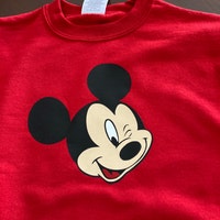 Mickey Mouse Winking Layered Cut File SVG - Etsy Canada