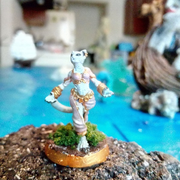 Female Tabaxi Dancer and Monk - 28mm | 32mmminiatures for Tabletop ...