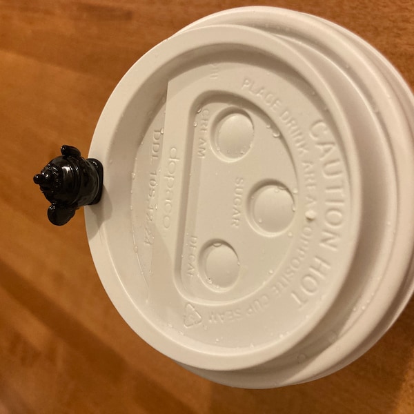 Bumble Bee Reusable HOT Coffee Cup Stopper Keychain - Etsy