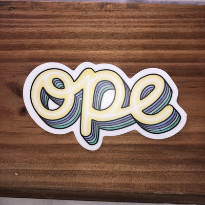 Ope Michigan Sticker - Etsy