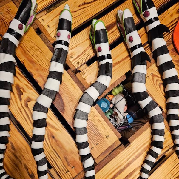 Space Worms!! Articulated 3D ( Beetlejuice Sandworm Inspired ) Fidget ...