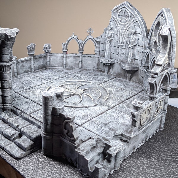 Gothic Abby Dnd Miniature Terrain for Dungeons and Dragons, D&D ...