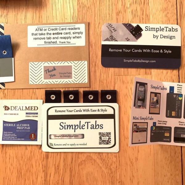 Preppy - Credit Card Pull Tab, Card Organizer, Gift for Her, Holiday ...