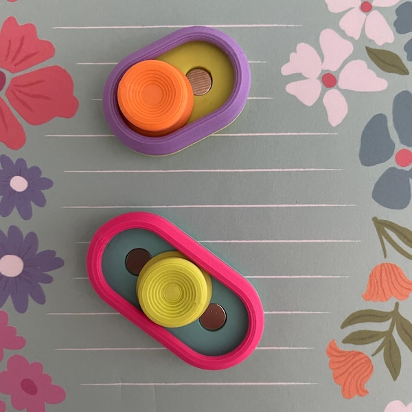 3D Printed Customizable Magnetic Haptic Slider Fidget Toy - Desk Toy ...