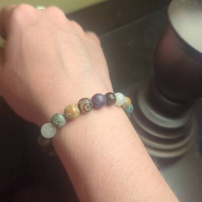 Empath Support Protection Negative Energy Crystals Protection Bracelet ...