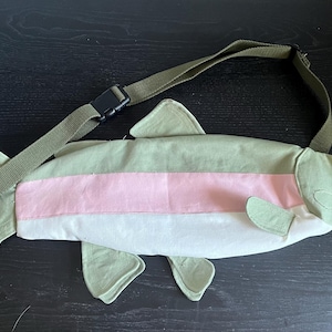 Rainbow Trout Fish Crossbody Bag Sewing Pattern - Etsy