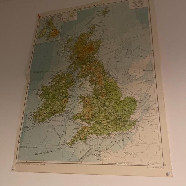 C. 1960 VINTAGE LONDON MAP, North East London, Hackney Marshes, Leyton ...