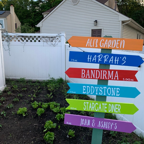 Directional Signs | Destination Signs | Arrow Sign | Yard Destination ...