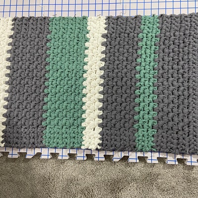 English Rug Pattern, Crochet Half Moon Pdf Pattern, Crochet Rug Pdf ...