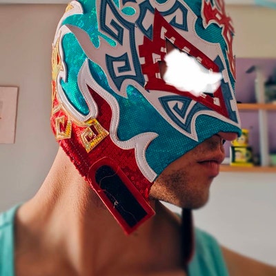 BANDIDO Wrestling Mask Luchador Costume Wrestler Lucha Libre Mexican ...