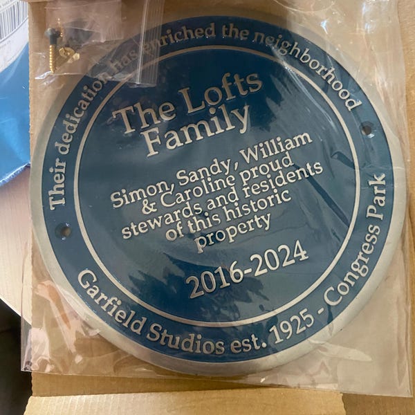 Personalized Fun Blue Plaque With Your Choice of Wording - for Outdoor ...
