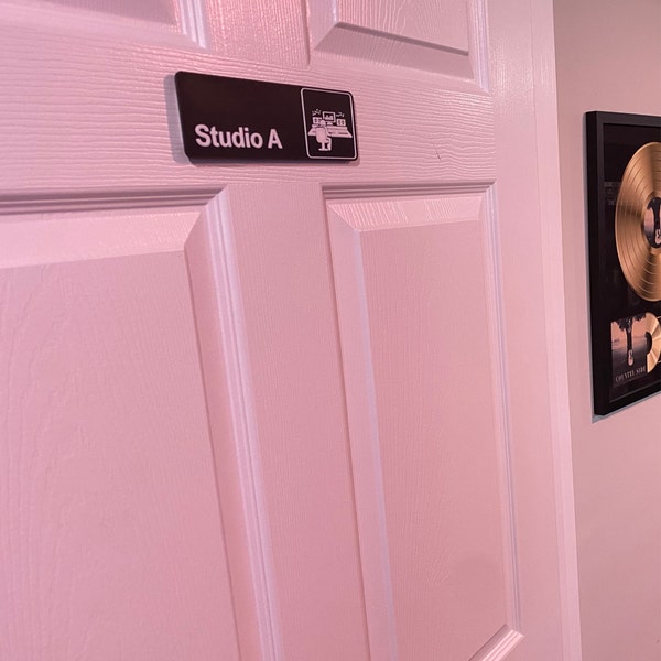 Personalized: Music Recording Studio Sign - Producer Plaque - Etsy