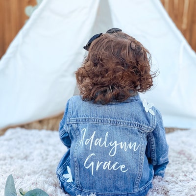 Kids Custom Clothing Custom Jean Jackets Personalized Clothing ...