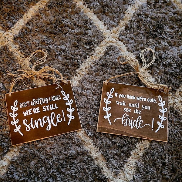 Customized Ring Bearer & Flower Girl Signs, Personalized, Custom ...