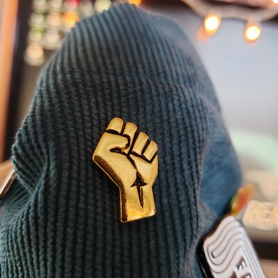 Civil Rights Gold Dipped Pewter Lapel Pin CC653G Civil Rights, Black ...