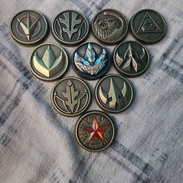 Dino Thunder Black Ranger Weathered Coin Power Legacy Master Morpher ...