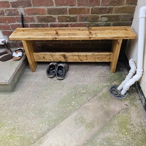 Rustic Bench Seat - Etsy