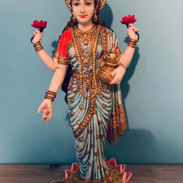 Lakshmi Statue | Goddess of Health | Wealth | Prosperity | Hindu ...