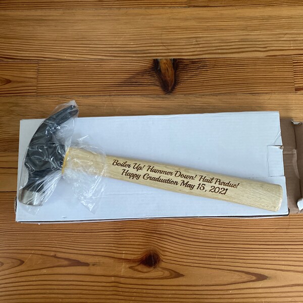 Wood Hammer Tool, Custom Hammer, Personalize Tool, Engrave Hammer ...