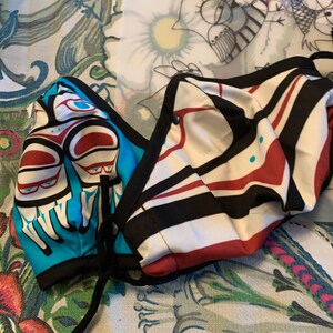 Inner Warrior Pacific Northwest Formline Face Mask - Etsy