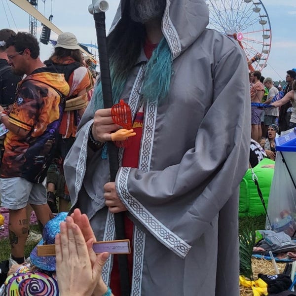 Adult Celtic Robe With Jacquard Trim & Hood | Medieval Sorcerer Cloak ...