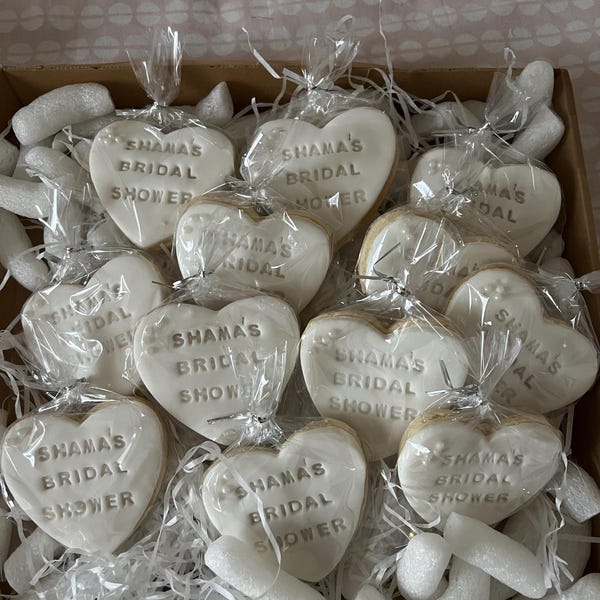 Personalised Wedding Favours With Date/ Cookies/ Wedding Gifts/wedding ...