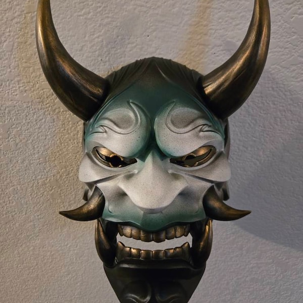 Ghost of Tsushima Mask ,black Samurai Mask, Menpo Mask,traditional ...