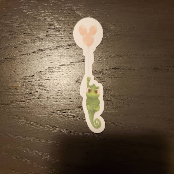 Pascal Mickey Balloon Rapunzel Tangled Transparent Laptop Stickers ...