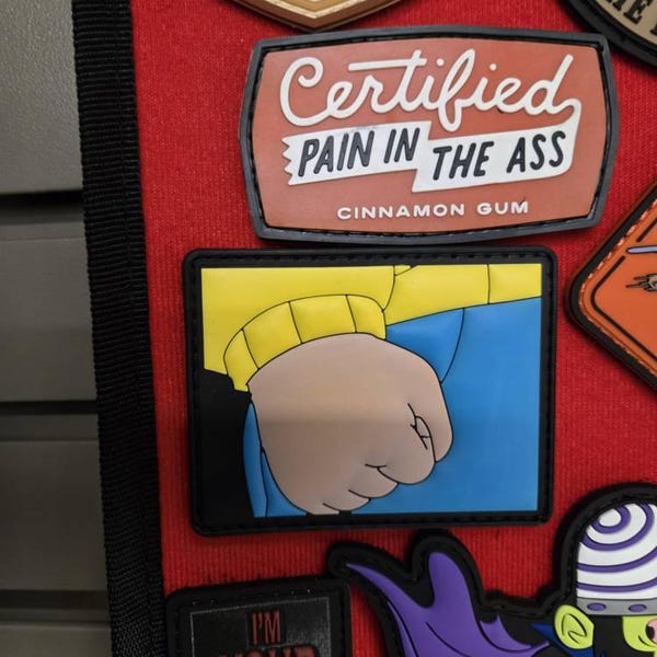 Suspicious Chicken Meme Funny PVC Morale Patch - Etsy