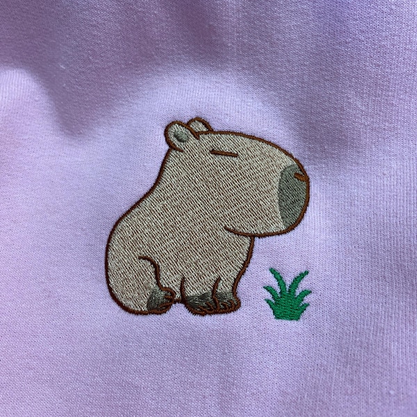 Capybara Embroidery Design, Machine Embroidery Designs, Embroidery ...