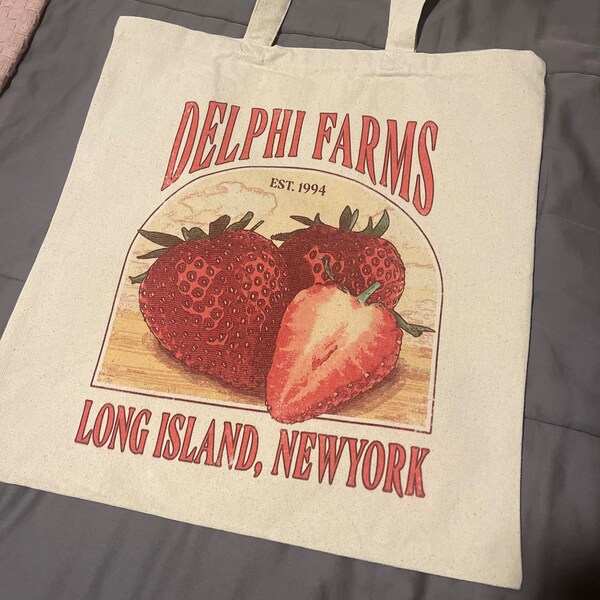 Delphi PJO Tote Bag, Delphi Strawberry Farms Tote Bag, Delphi ...