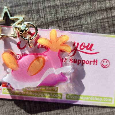 Fionna and Cake Keychain Adventure Time Keychains Double Sided Glitter ...