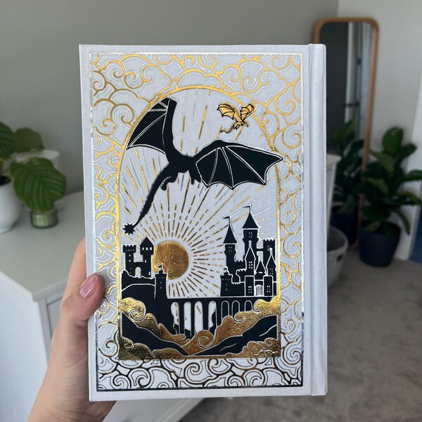 Fourth Wing Bookbinding Cover Design SVG Files, Vinyl Book Cover Design ...