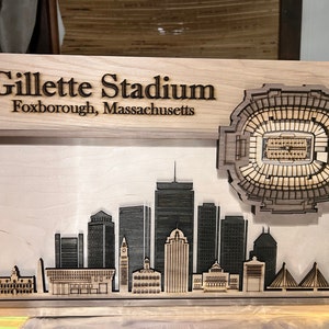 Laser Cut SVG Digital Cut File Atlanta, Georgia Skyline and 3D Football ...