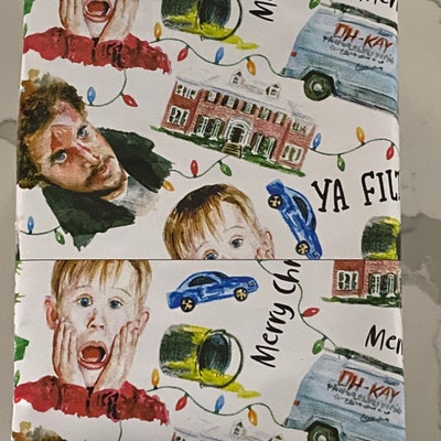 Home Alone Christmas Movie Wrapping Paper, Kevin Mccallister Holiday ...