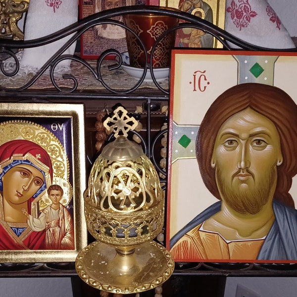 Orthodox Icon Holy Trinity Copy of Andrei Rublev Byzantine Orthodox ...