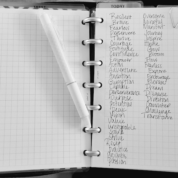 Graph Paper Inserts, Grid Filler Paper, Bullet Journal Pages Mini Happy ...