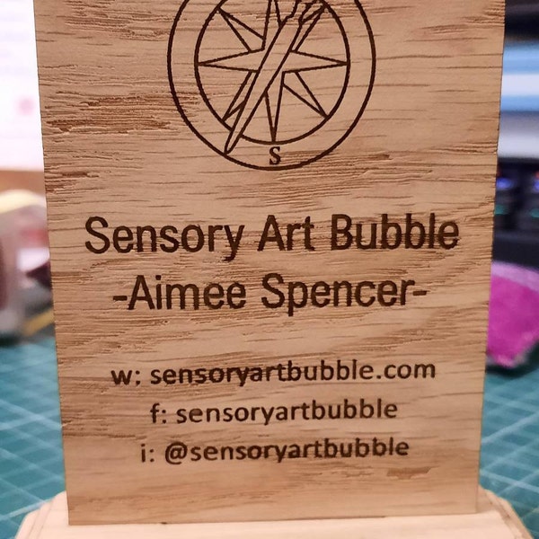 Handmade Wooden Social Media Sign | Custom QR Codes for Website ...