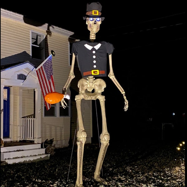 12ft Skeleton Thanksgiving Pilgrim Hat - Etsy