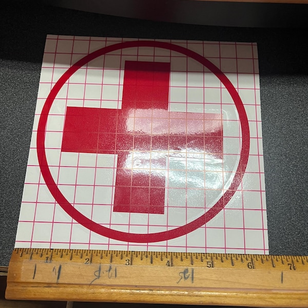 Red Cross Sticker Medical First Aid PICK SIZE COLOR Vinyl Decal Car ...