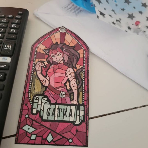 SHE-RA Stained Glass Bookmarks. (shera, Catra, Bow, Glimmer) She Ra and ...